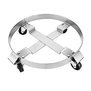 5044 Pentagon Tool | Heavy Duty | 5 and 30-Gallon Drum Dolly | Single | Silver