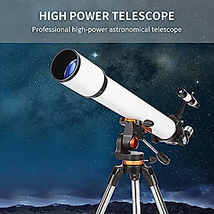 Telescope,Telescopes for Adults Astronomy,70mm Aperture 700mm Focal Length Professional Refractor Telescope for Kids and Beginners with Phone Adapter, AZ Mount and Tripod to Viewing Planets and Moon