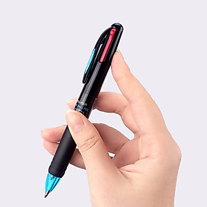 8 Pack Multicolor Ballpoint Pen, 4-in-1 Colored Pens 0.7mm Fine Point, 4 Color Retractable Ballpoint Gift Pens for Office School Supplies