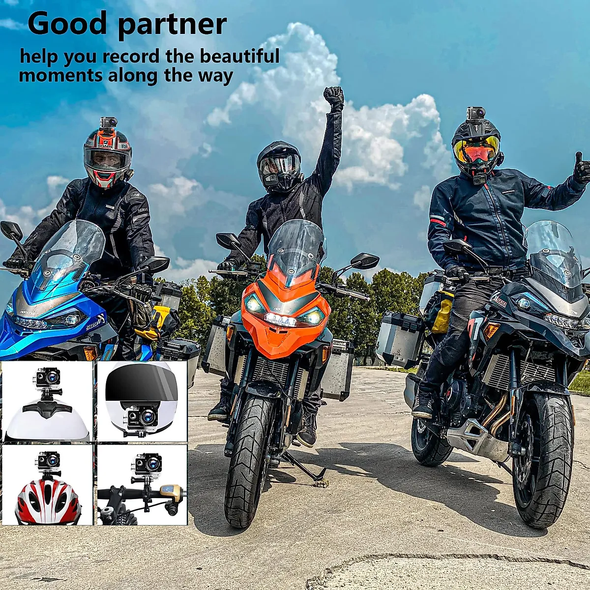 Xilecam Action Camera 4K/20M /WiFi/4*Zoom/2.4 G Remote Control 2 * 1350mAh Battery Waterproof Camera Underwater 131FT/170 Degree Wide Angle Sports Camera (4K+2.4G) X3R