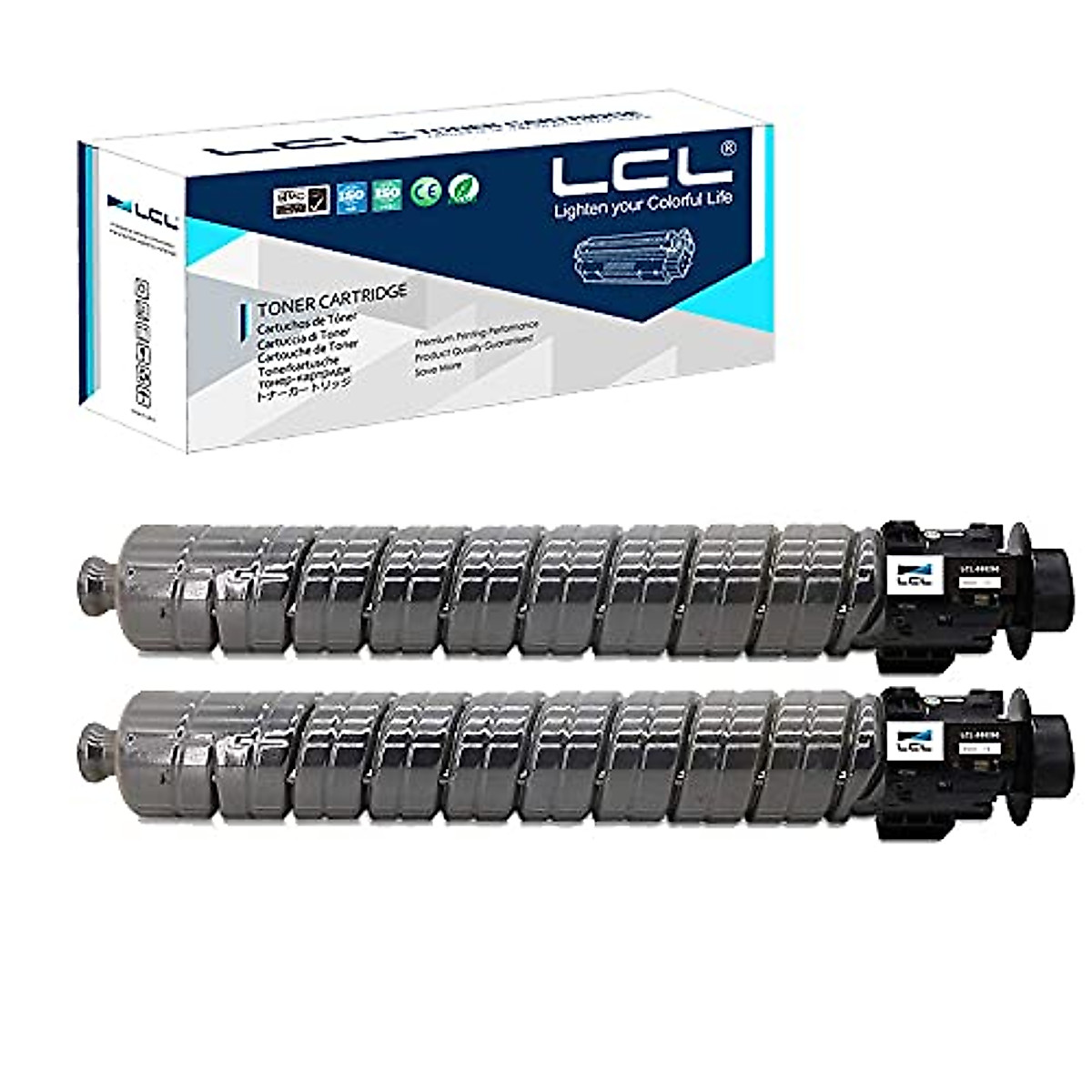 LCL Compatible Toner Cartridge Replacement for Ricoh 888260 885531 841718 Type 1170D 1270D Aficio 1515 1515F 1515MF MP-161 MP-161F MP-161SPF MP-171 MP-20 (2-Pack Black)