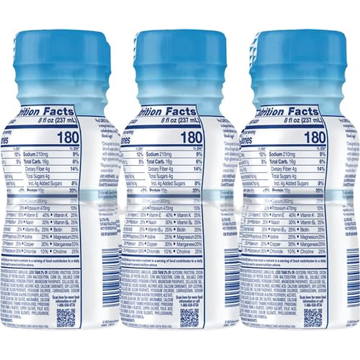 Glucerna Nutritional Shake, Diabetic Drink to Support Blood Sugar Management, 10g Protein, 180 Calories, Rich Chocolate, 8-fl-oz Bottle, 6 Count