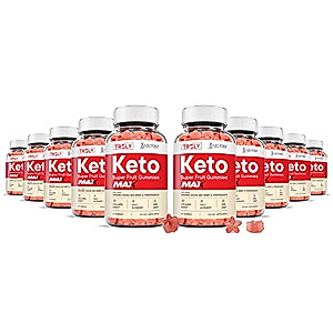 (10 Pack) Truly Keto Super Fruit 448MG Max Gummies Collagen Booster Contains Organic Silica Bamboo Acai Berry with Pomegranate Juice 600 Gummys