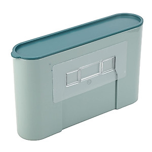 Extra Large Trash Bag Dispenser Roll Holder,Wall Mount Kitchen Cabinet Organizer Storage Box Holder,Grocery Bag Dispenser Large Capacity Dustproof Lid Plastic Bag Organizer for Kitchen Bedroom(gr