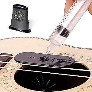 Cheerock 4Pcs Guitar Soundhole Humidifier Silent Running Guitar Maintenance Tool for Acoustic Guitar