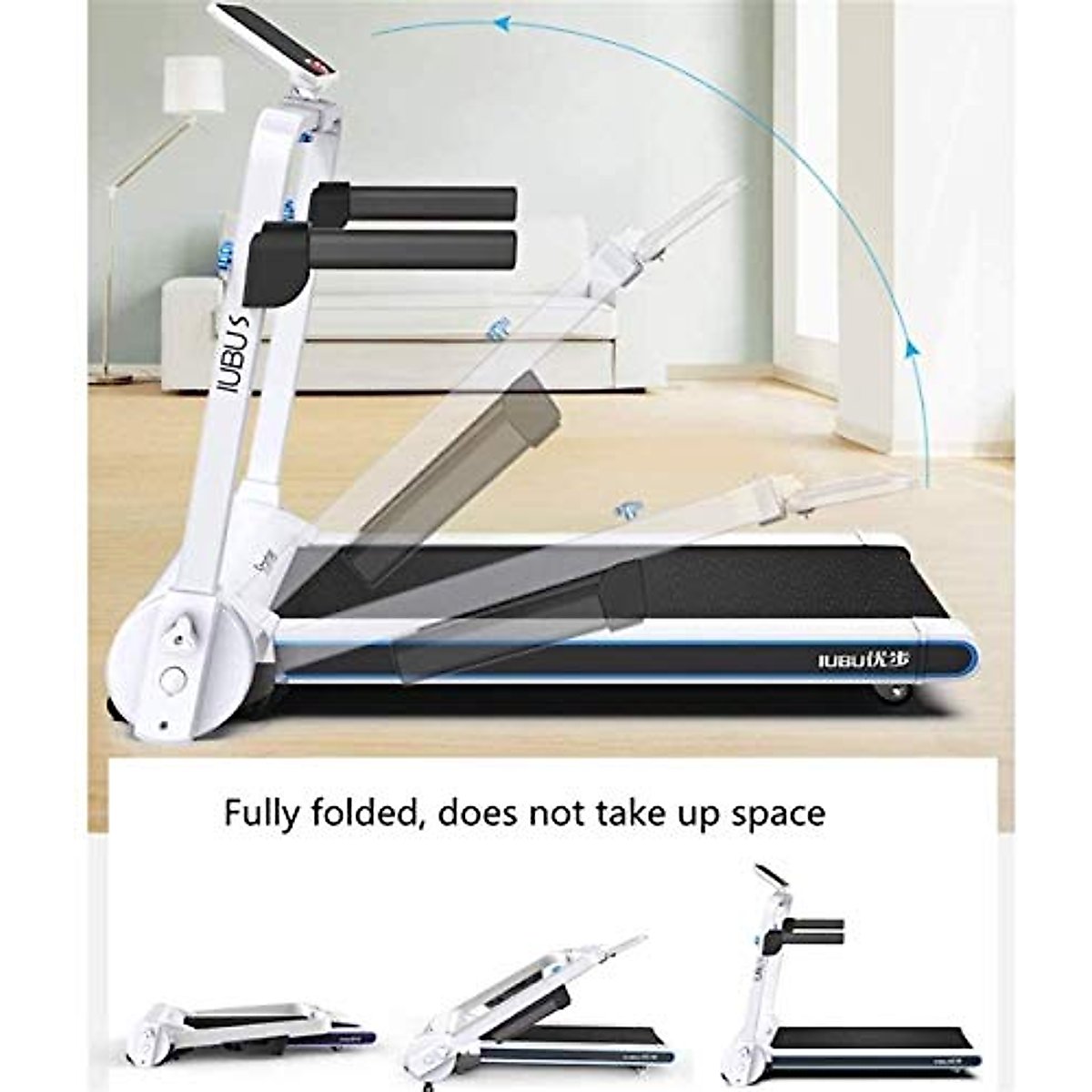 MADELL Folding Runner Treadmills， Treadmills Folding Treadmill Runninghine Power Led Display
