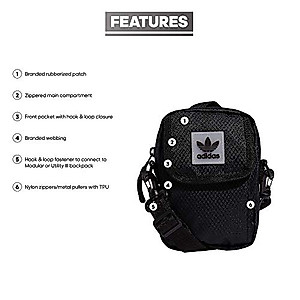 adidas Originals Originals Utility Festival Crossbody, Black, One Size