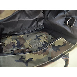 Dyalsa Tote Bags for Women, Canvas Handbag Tote Purse Crossbody Bags with Zip Casual Shoulder Bags for Work and Travel AL-002Camo