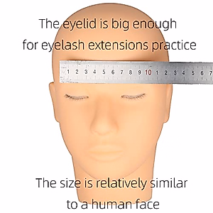 Practice Lash Mannequin Yellow Eyelid Doll Head