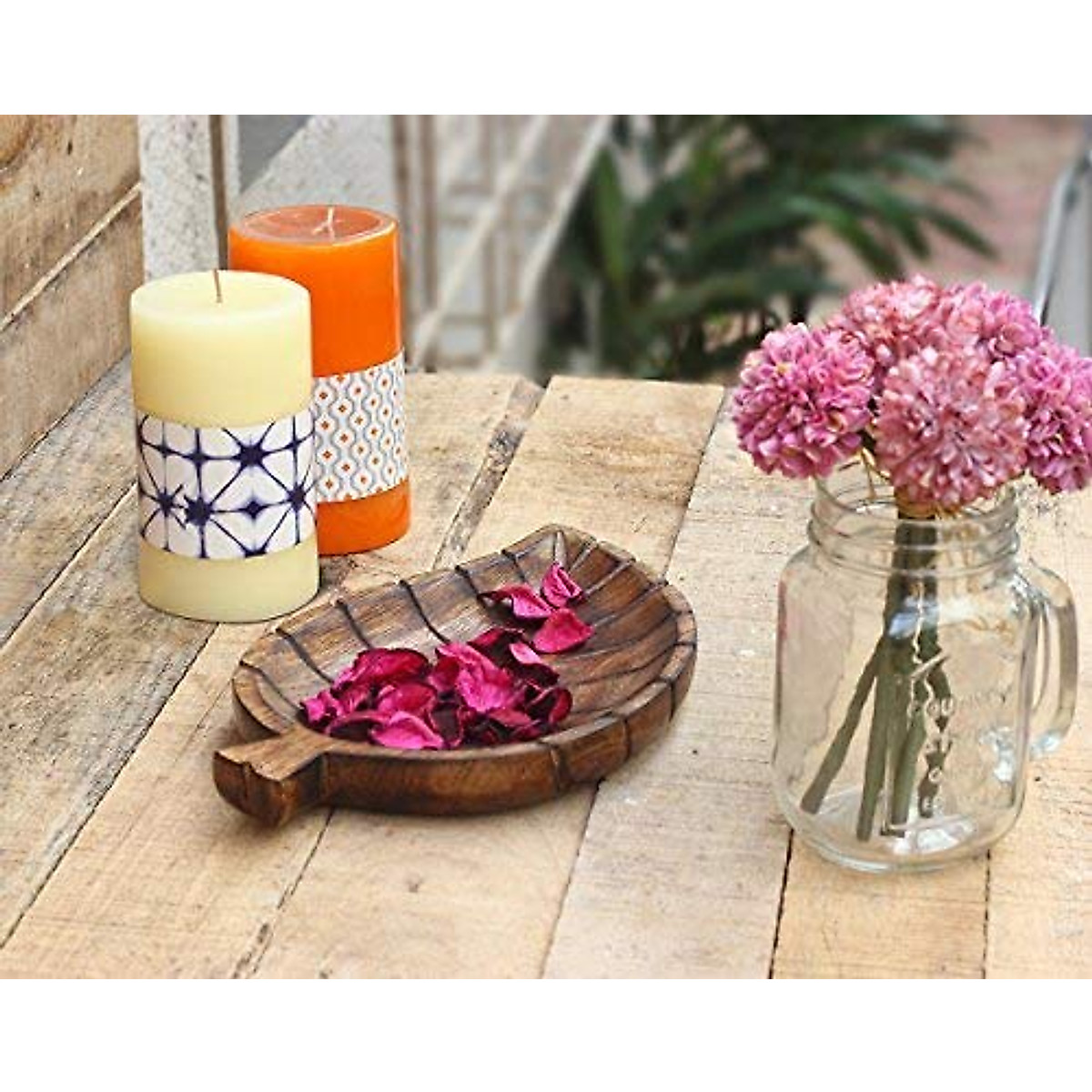 Gorgeous Birthday Housewarming Gift Ideas Handmade Decorative Designer Mango Wood Serving Tray Platter for Fruit Snacks Cheese Food Tray Dining Kitchen Accessories Tableware Serveware 10 x 6 Inches