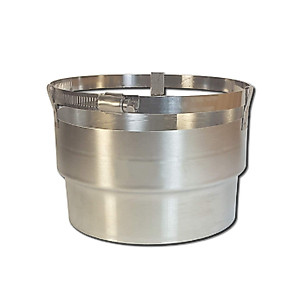 Rockford Chimney Supply 316 Stainless Steel Flexible Chimney Liner Insert Kit, 6 Inch x 25 Feet