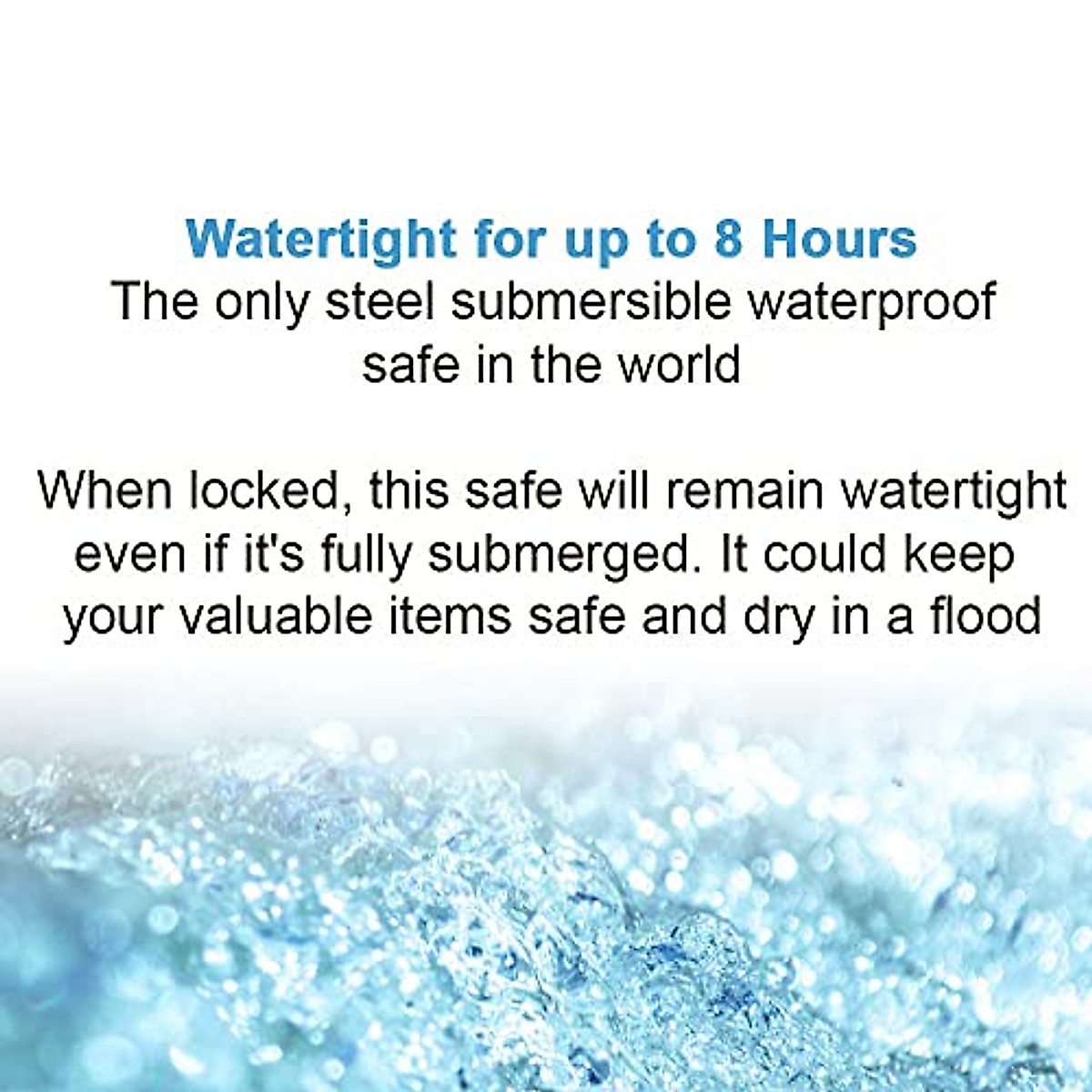 Honeywell Safes & Door Locks - 2609 Steel Submersible Waterproof 2 Hour Fire Safe; Digital Lock; Motion Alarm, 2.39 Cubic Feet Capacity, 27.8 Inches High x 18.1 Inches Wide x 21.6 Inches Deep, Black