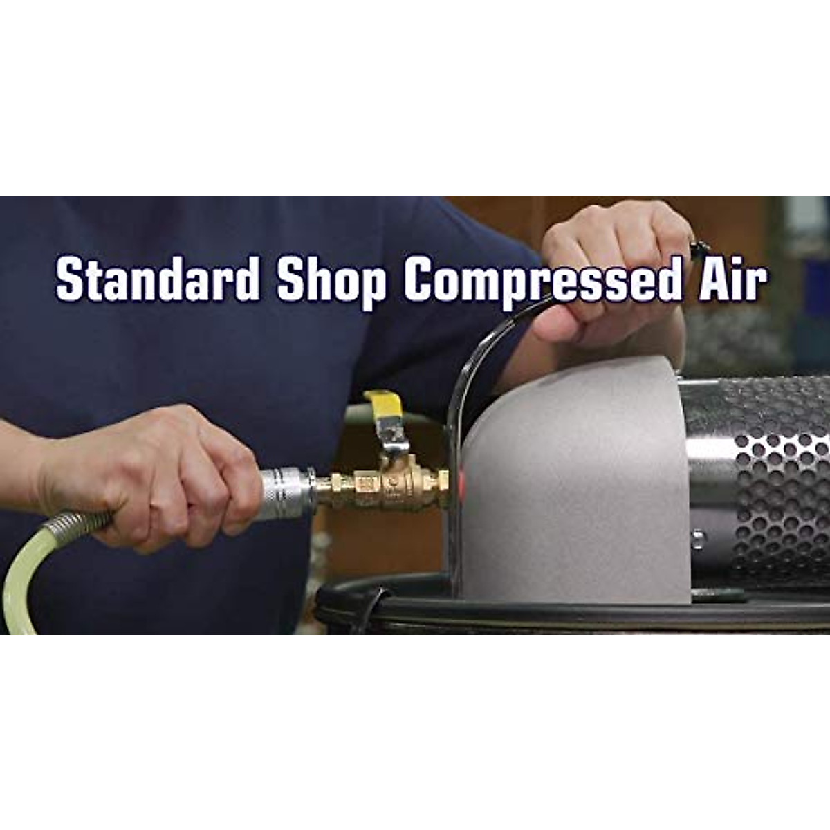 Guardair Pneumatic Vacuum N551BC 55 Gallon Drum Complete Kit with B Venturi Head, 2-Inch Hose and Tools