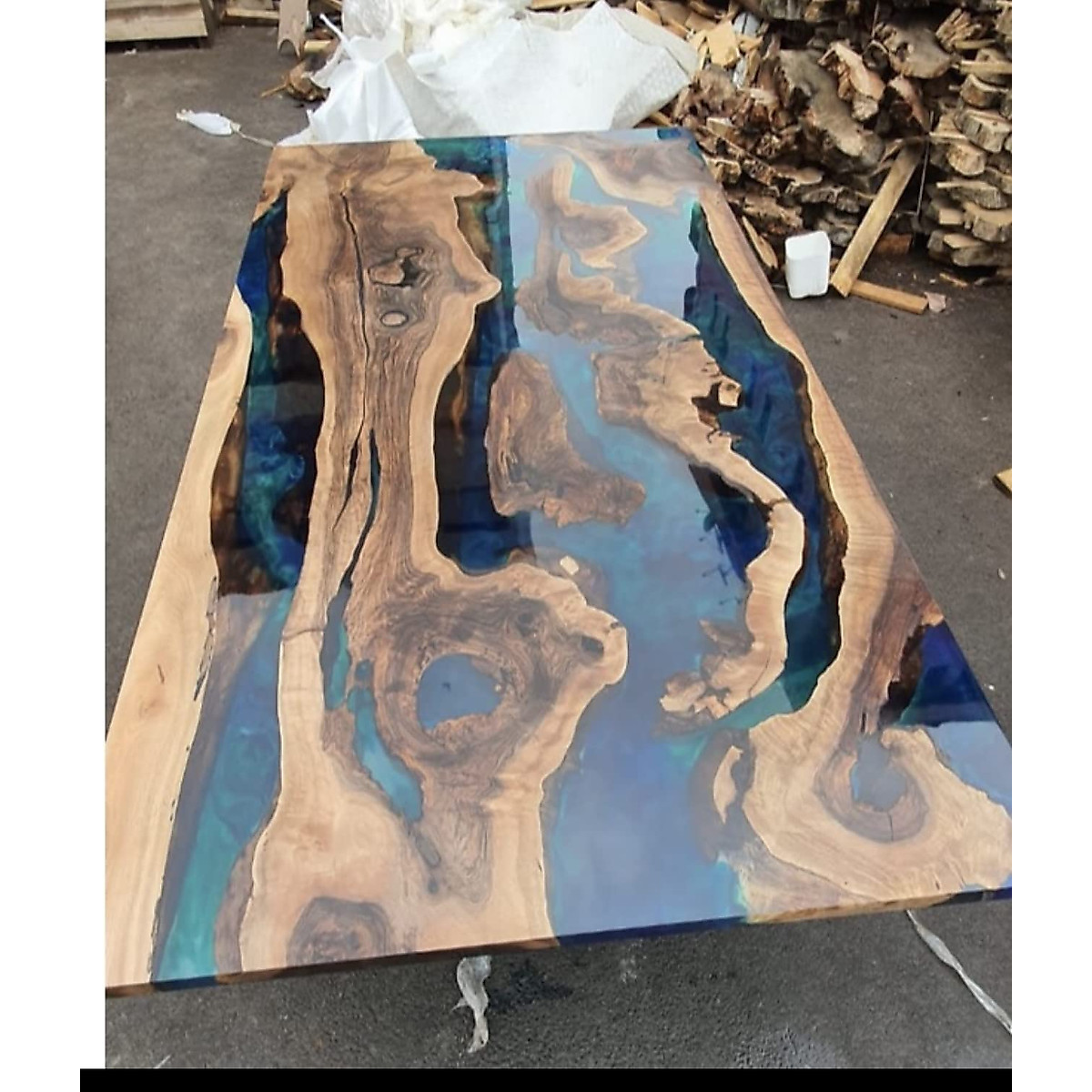 Custom Order for Mr Daniel Ward, Wood Epoxy Dining Table, Epoxy Dining Table, Natural Wood, Epoxy Table Top, Piece Of Conversation