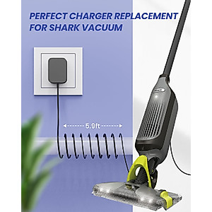 Replacement for Shark VACMOP VM252 VM252C QM252 VM251 VM250 Shark Cordless Hard Floor Vacuum Mop Magnetic Power Cord