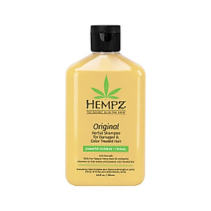 Hempz, Original Herbal Shampoo, Sweet Banana and Floral Scent, Damaged or Color Treated Hair, 8.5 oz.