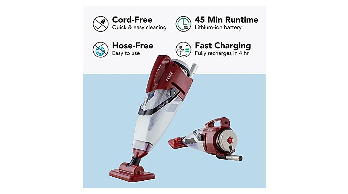 POOL BLASTER Pulse Cordless Pool Vacuum - Fast, Eco-Friendly Cleaning