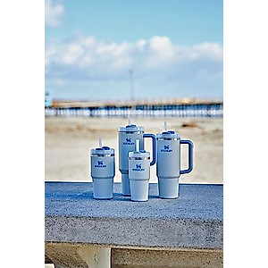 Stanley Quencher H2.0 FlowState Stainless Steel Vacuum Insulated Tumbler with Lid and Straw for Water, Iced Tea or Coffee, Smoothie and More, Fog, 30 oz