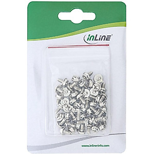 InLine® 77782 Screw Set for Slot Brackets 50 Pieces