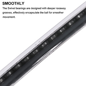 Lswteiz 12Inch Lazy Susan Hardware 5/16" Thick Round Lazy Susan Turntable Bearing Plate, Rotating Swivel Base Plate with 1000lbs Load Capacity, Lazy Susan Turntable Base for Serving Tray, Kitchen