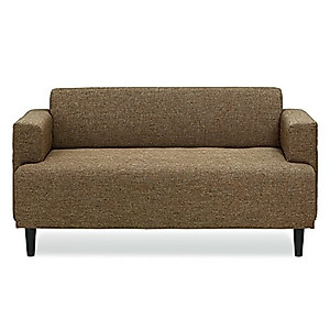 Furinno Simply Home Modern Fabric Sofa Bed, Brown