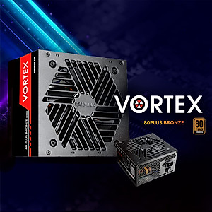 RAIDMAX Vortex 500/600/700/800watts 80+ Certified Standard and Bronze and Gold ATX Power Supply, Continuous Power with 120mm Quiet Fan, ATX 12V V2.3/EPS 12V Active PFC Power Supply (700, Watts)