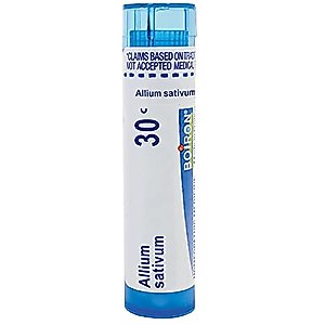 Boiron Allium Sativum 30C for Acid Indigestion & Bloating from Overindulgence - 80 Pellets
