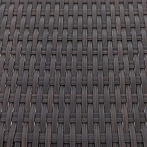 Christopher Knight Home Bonnie Outdoor 3 Seater Wicker Bench, Teak and Brown