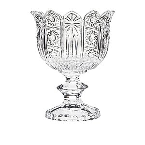 Godinger Pinwheel Footed Candy Dish, 4.50Lx4.50Wx5.75H