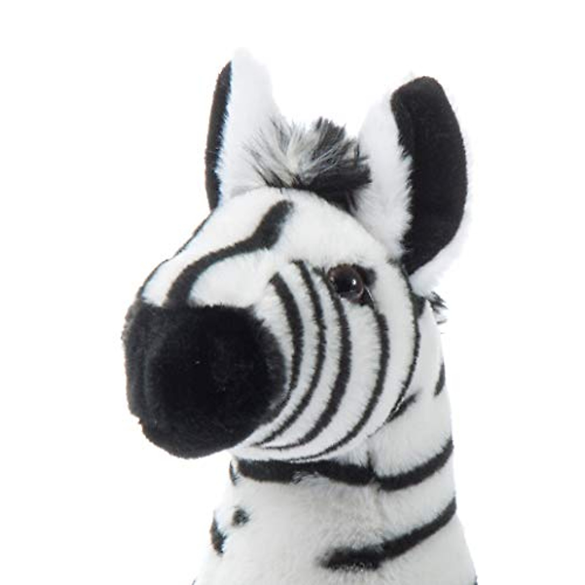 The Petting Zoo Zebra Stuffed Animal, Gifts for Kids, Wild Onez Zoo Animals, Zebra Plush Toy 12 inches