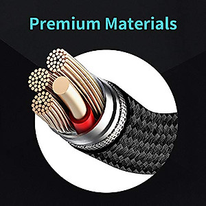 ROMOSS Multi USB Charging Cable - 5FT Nylon Braided 2 in 1 Fast Charger Micro USB Cable Compatible for iPhone, iPad, Airpods Earphone, Galaxy S7 J7 Note 5, Fire Tablets and PS4