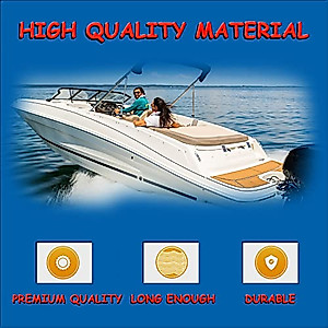 8M0092850 Boat Kill Switch Lanyard, Big Wrist Strap for Boat Outboard Mercruiser Marine Replace 15920T54 15920A54, 54 Inch/137CM Long Boat Engine Emergency Stop Switch Safety Lanyard Cord - Red