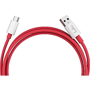 USB-A to Type-C 120w (max) Fast Charging Cable, 4 Feet (1.2 Meters) - 1Pack RED TPE