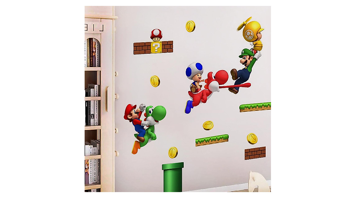 Transform Your Room with Mario Wall Decals