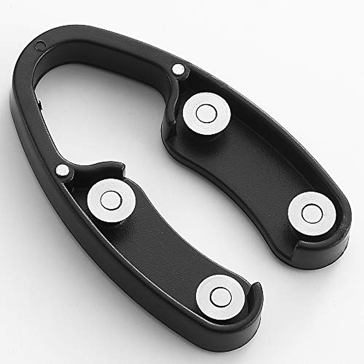 2 Pack Magnetic Design Wine Foil Cutter, Wine Bottle Opener Accessory, Gift for Wine Lovers by YWQ, Black