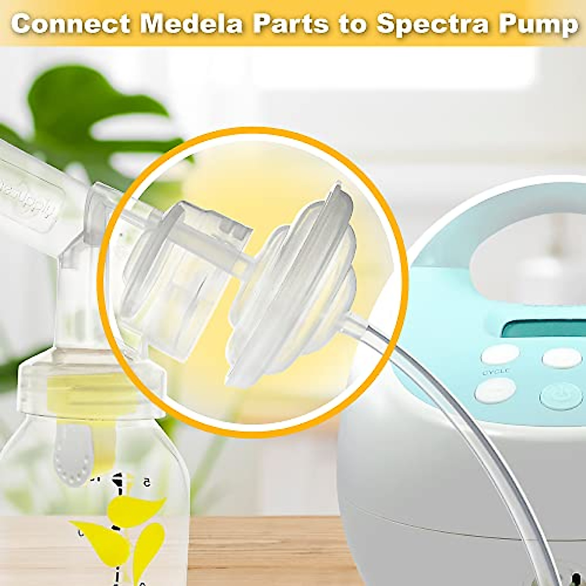 Nenesupply Long Stem Backflow Protector Use Medela Pump Parts Breastshield on Spectra S1 S2 and 9 Plus Breastpumps. Not Original Spectra Pump Parts Inc 2 Long Backflow Protectors