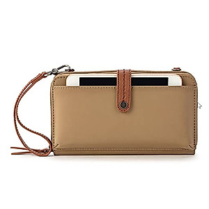 The Sak Esperato Recycled Nylon Large Smartphone Crossbody (Khaki)