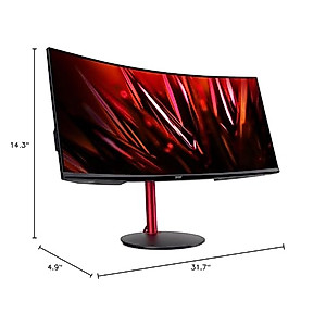 Acer Nitro XZ342CU P 34" UW-QHD LED LCD Monitor - 21:9 - Black