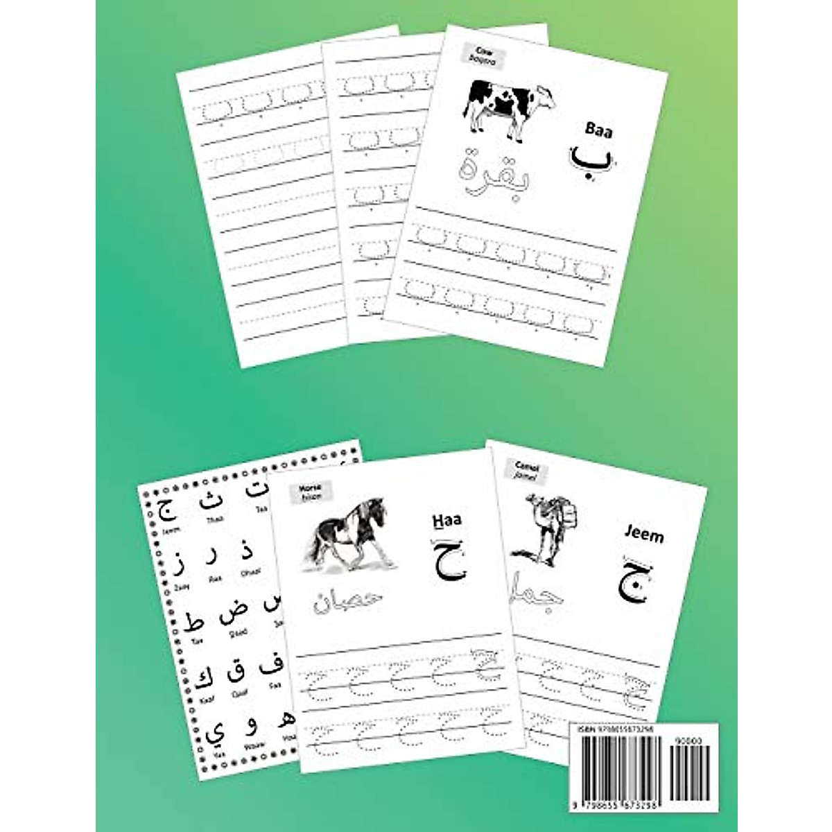 Alif Baa Tracing and Practice: Arabic Alphabet letters Practice Handwriting WorkBook for kids, Preschool, Kindergarten, and Beginners - Level 1.