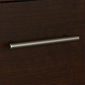 Bush Furniture Somerset 72W 3 Position Sit to Stand L Shaped Desk in Mocha Cherry