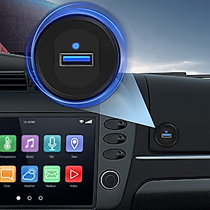 GOBGOD Single Port USB 3.0 Car Mount Flush Cable, USB3.0 Male to Female Extension for Car Truck Boat Motorcycle Dashboard Panel 3ft