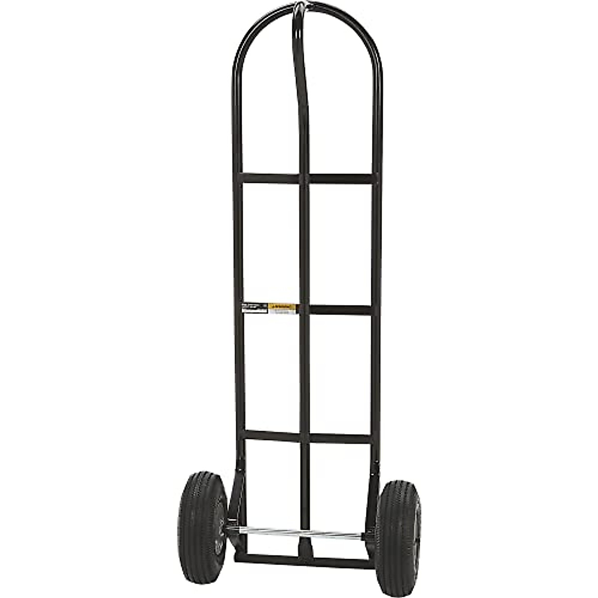 Ironton Steel Pneumatic Hand Truck Dolly - 600-Lb. Capacity, 10in. Tires, Powder-Coat Finish