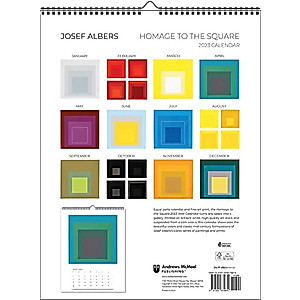 Homage to the Square 2023 Wall Calendar
