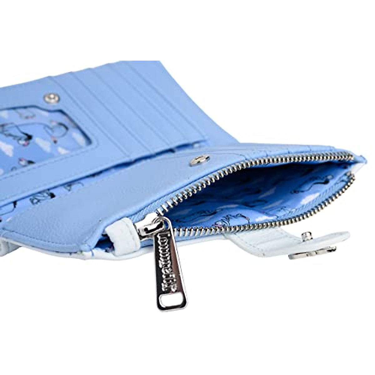 Loungefly Disney Eeyore Faux Leather Wallet Snap Flap Clutch