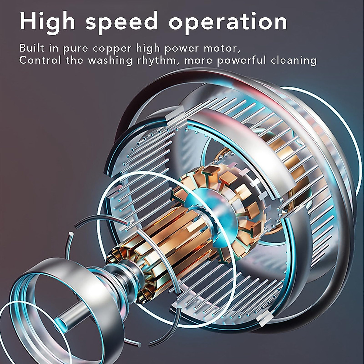 Haofy Foldable Mini Washing Machine, Portable Bucket Laundry Washer with Lid for RV Travel Apartment (US Plug)