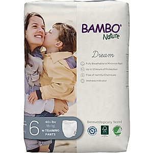 Bambo Nature Premium Training Pants (SIZES 4 TO 6 AVAILABLE), Size 6, 19 Count