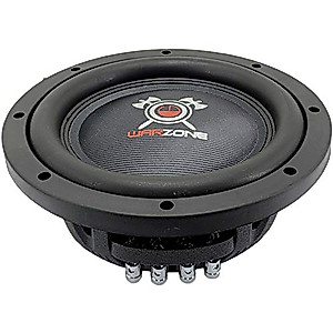 Gravity Warzone WZ12D4 12 Inch 1500 Watt Max Power Elite Car Audio Shallow Subwoofer 4 Ohm DVC - Dual Voice Coil Stereo Competition Grade Sub - 2 Subwoofers
