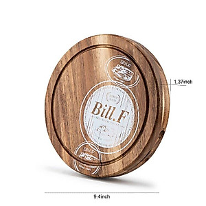 Acacia Wood Cheese Board Set, Charcuterie Board and Cheese Serving Platter with 4 Stainless Steel Cheese Knives, Ideal for Wedding Housewarming Gifts Christmas Birthday Party,Cheese Tray Platter