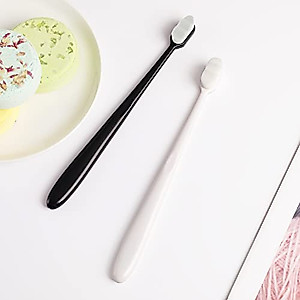 WLLHYF 2 PCS Extra Soft Micro Nano Toothbrush, Ultra Soft Toothbrushes with 10000 Soft Bristles Sterile Fiber Adult Toothbrush Painless Brushing for Teeth Oral Gum Recession