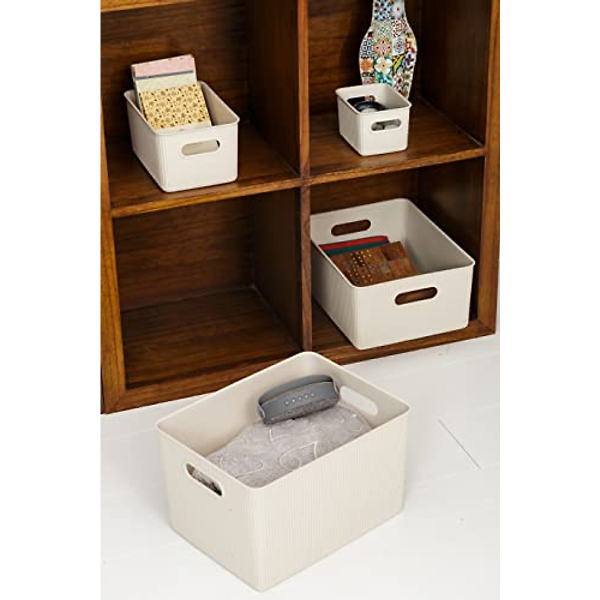 Tatay Storage Box Baobab ECOHOME, 22L Capacity, Polypropylene BPA free, 100% Recycled Material. Measures 29.4 x 38.5 x 23 cm